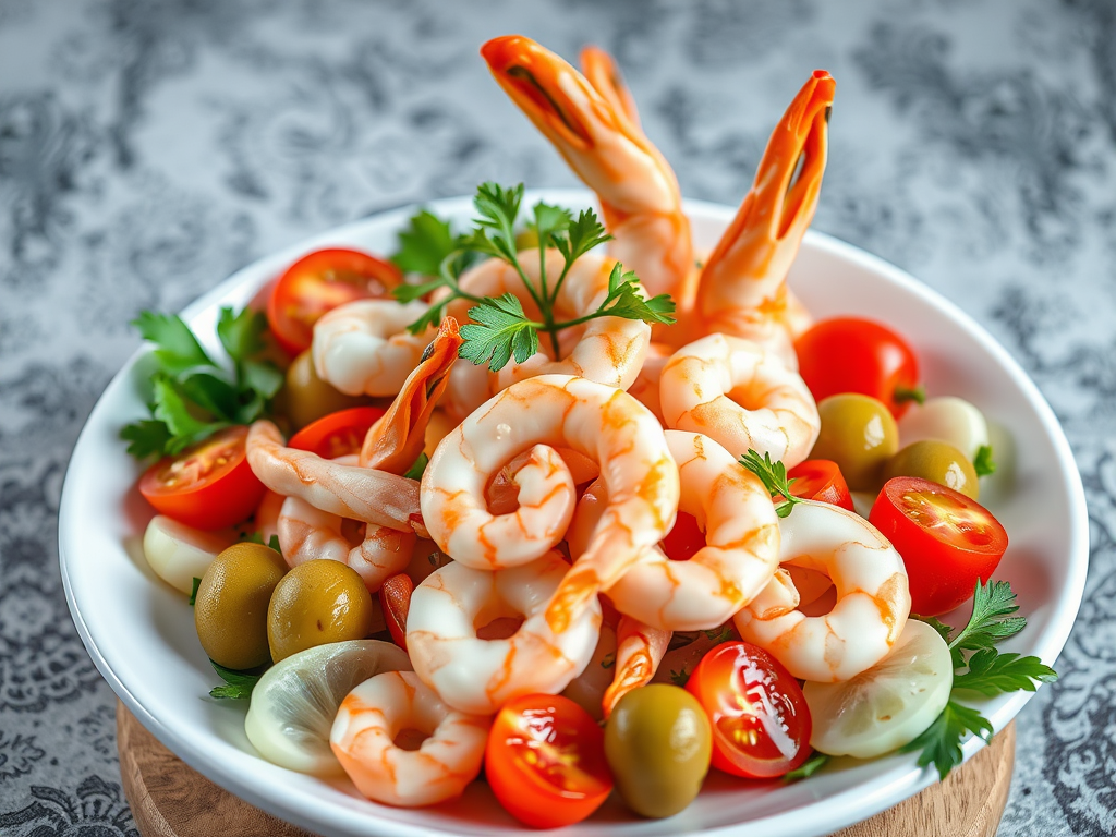 Salade de Calamars et Crevettes: Recette Fraîche – Recettes Italienne